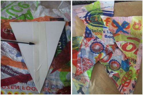 Pinning For Britain: AWESOME Recycled Carrier Bag Bunting