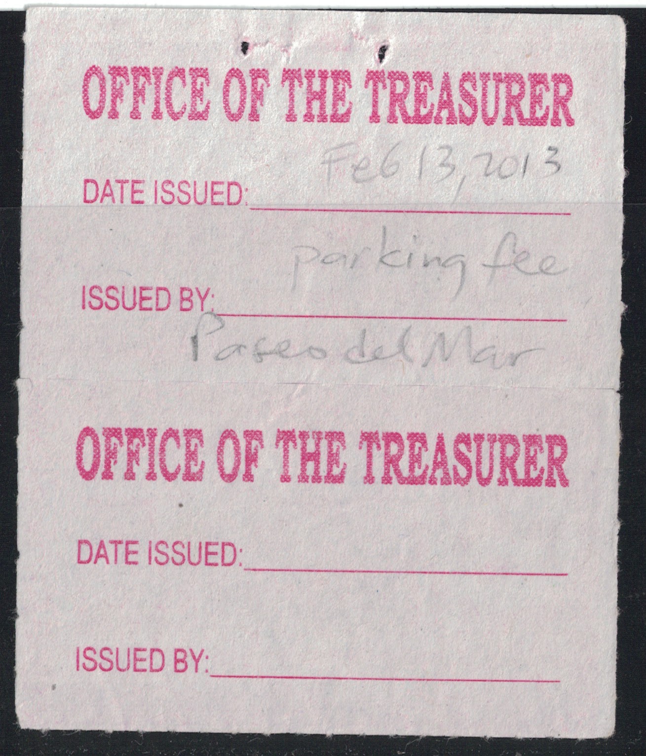 Philatelic Philippines: Official Cash Ticket: Zamboanga City