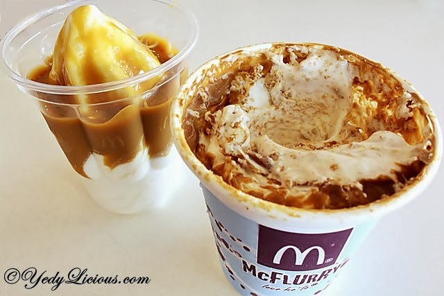 McDonald's Cookie Butter McFlurry and Salted Caramel Sundae ...