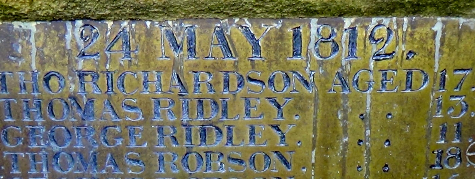 Jon Bratton's History of The Felling........in bite size bits: Errors ...