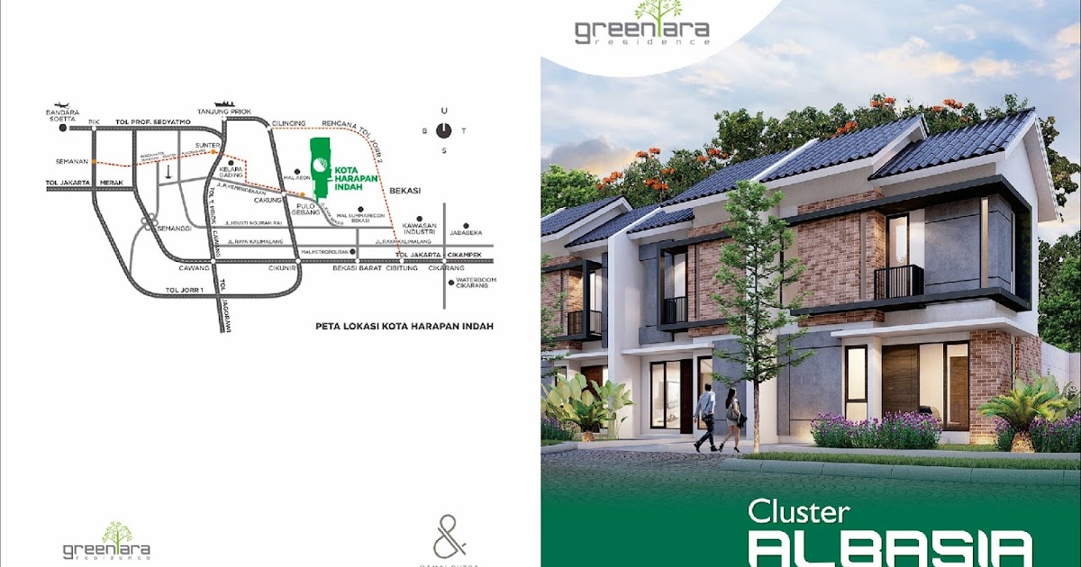 Cluster Albasia Green Ara Residence Kota Harapan Indah - Analis Properti