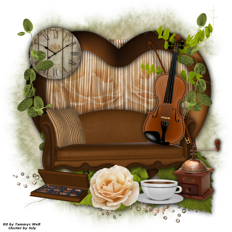 Joly`s Villa-Bastelwahn: Coffee -Time ** FTU Cluster 4 You