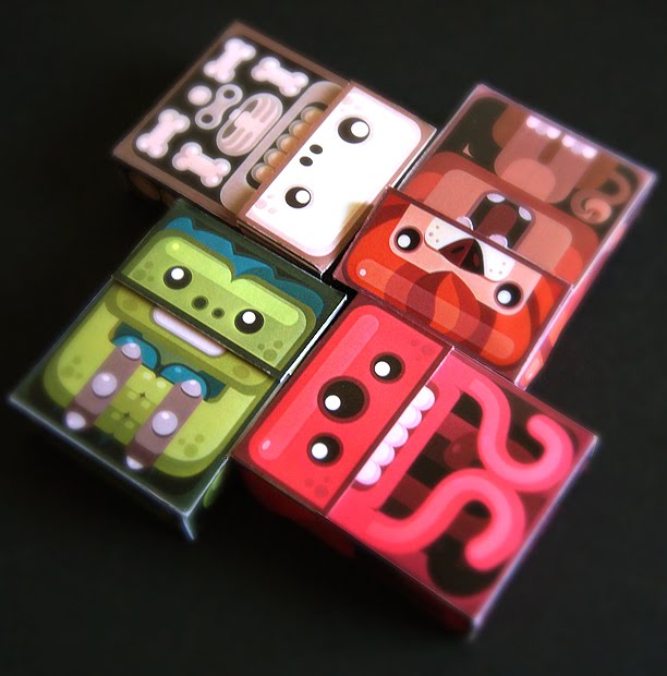 Mini Papercraft: Paper animal boxes