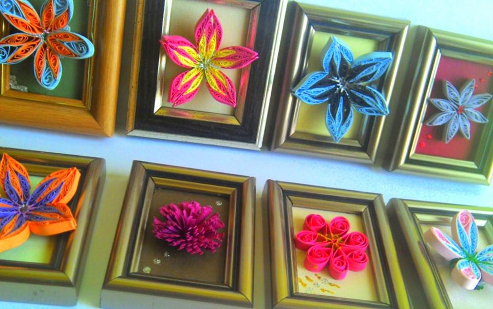 invitatii handmade si decoratiuni quilling: Mini tablouri quilling