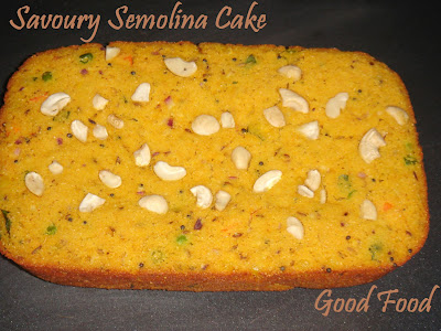 Good Food: Savoury Semolina Cake