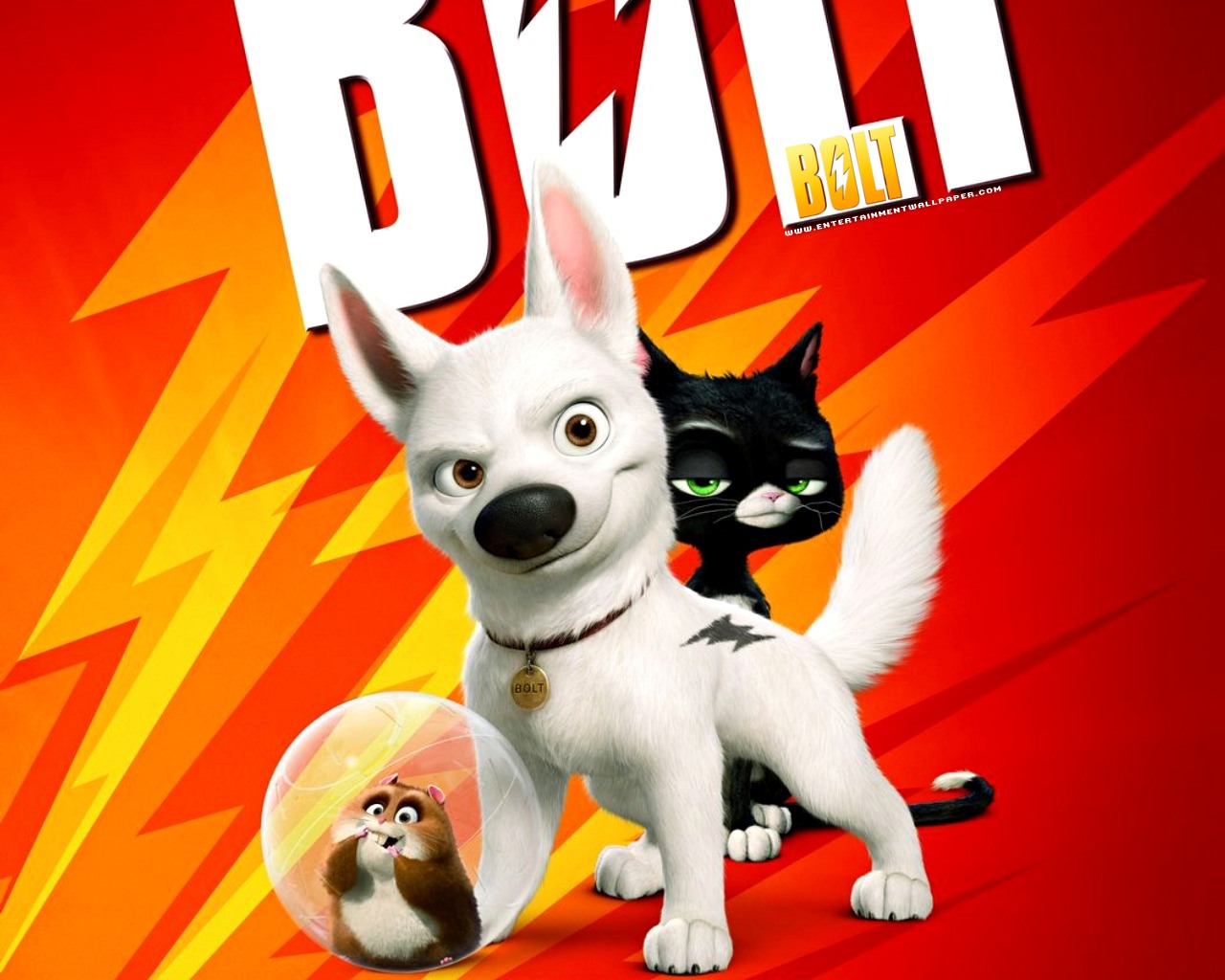 CARTOONS: Bolt movie posters and wallpaper