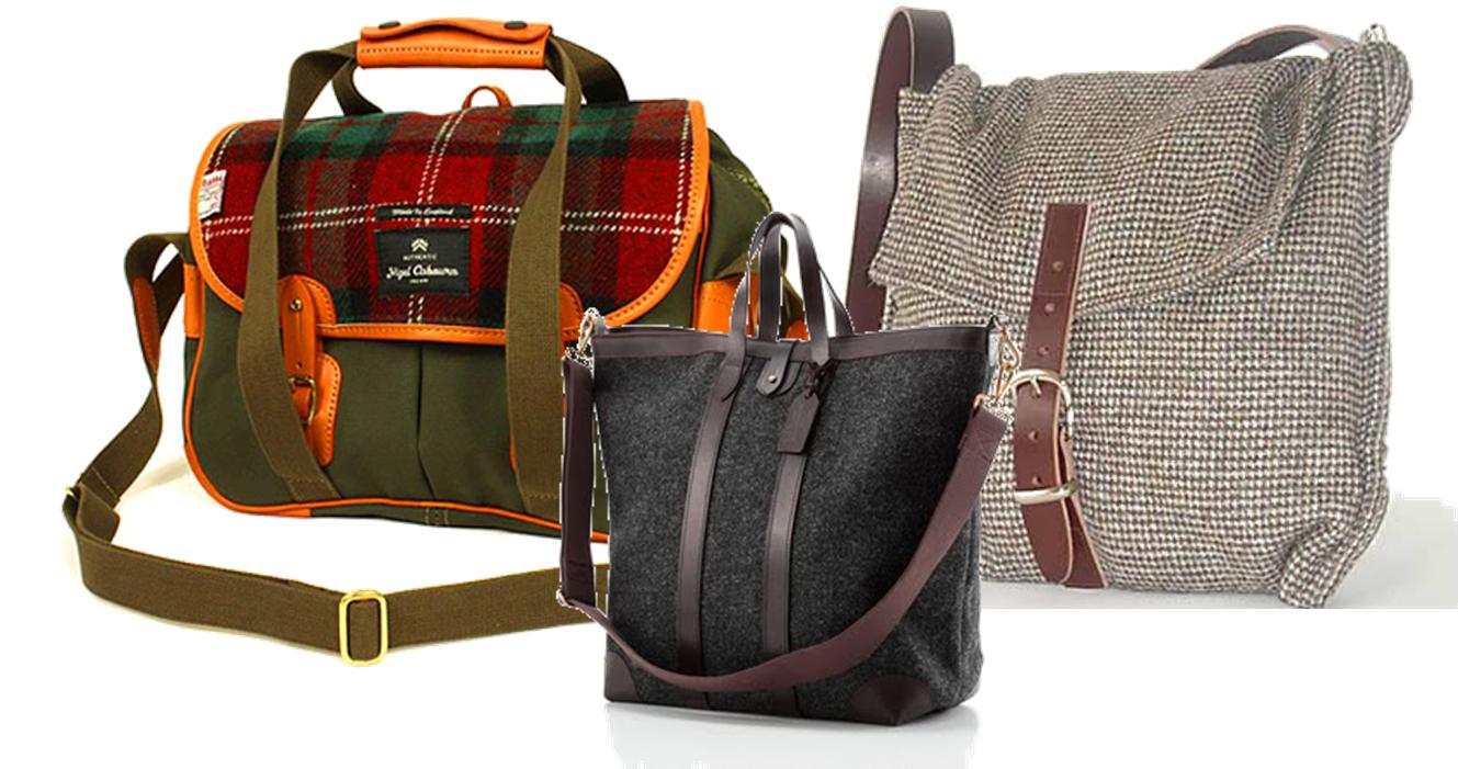 estate tweed: bags of tweed