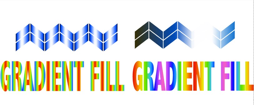 How to Gradient Fill a Multi Piece Design in Silhouette Studio ...