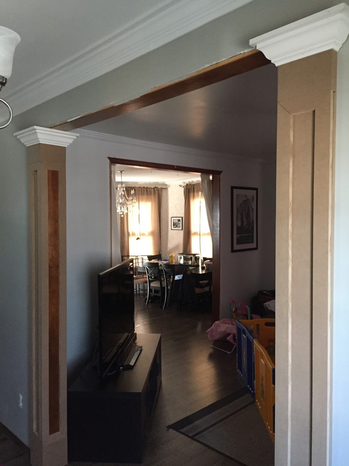 Oak Hill Trim: Foyer Transformation