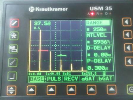 ALAT UT FLAW DETECTOR USM35 - Mode Operation
