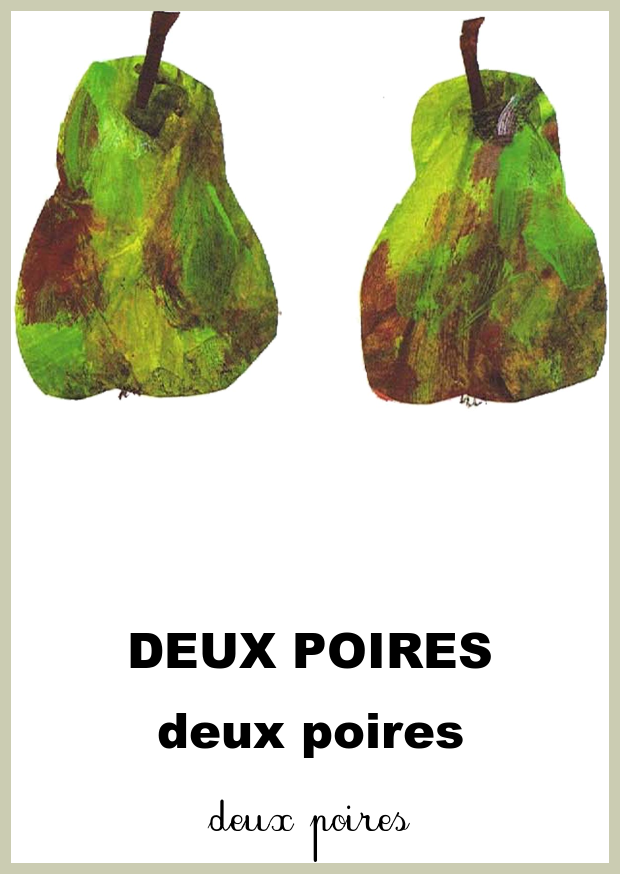 Cindy Kao 繪本花園: 法文3-La Chenille Qui Fait Des Trous (de Eric Carle)