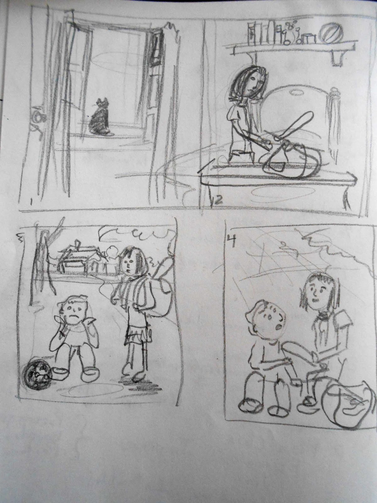 Curso de Ilustración 1 San Carlos 2013: Bocetos - Brenda Castrejón