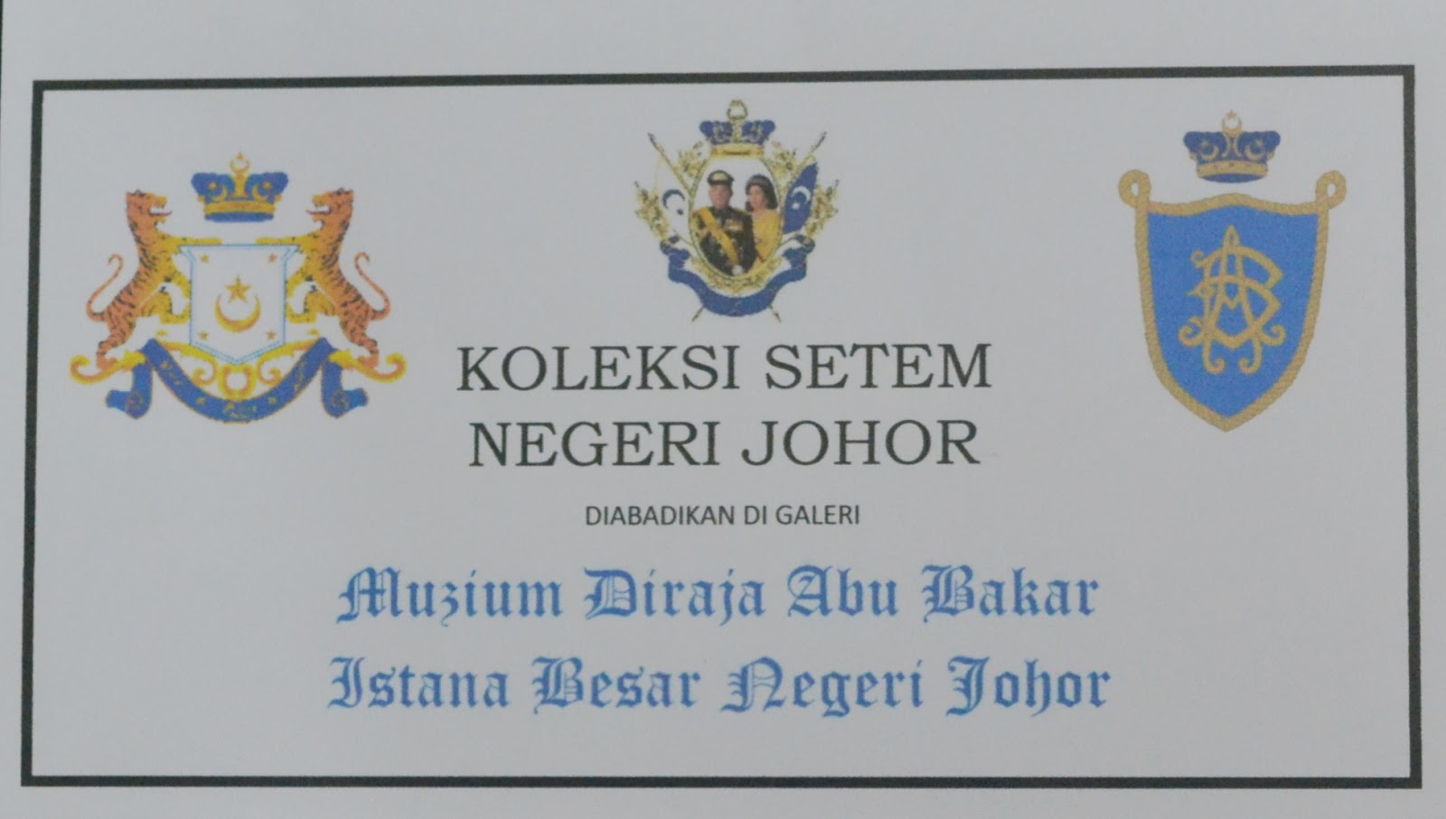 Galeri Sha Banknote: KOLEKSI SETEM NEGERI JOHOR