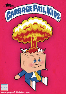 Garbage Pail Kids Papercraft - Adam Bomb | Papercraft Paradise ...