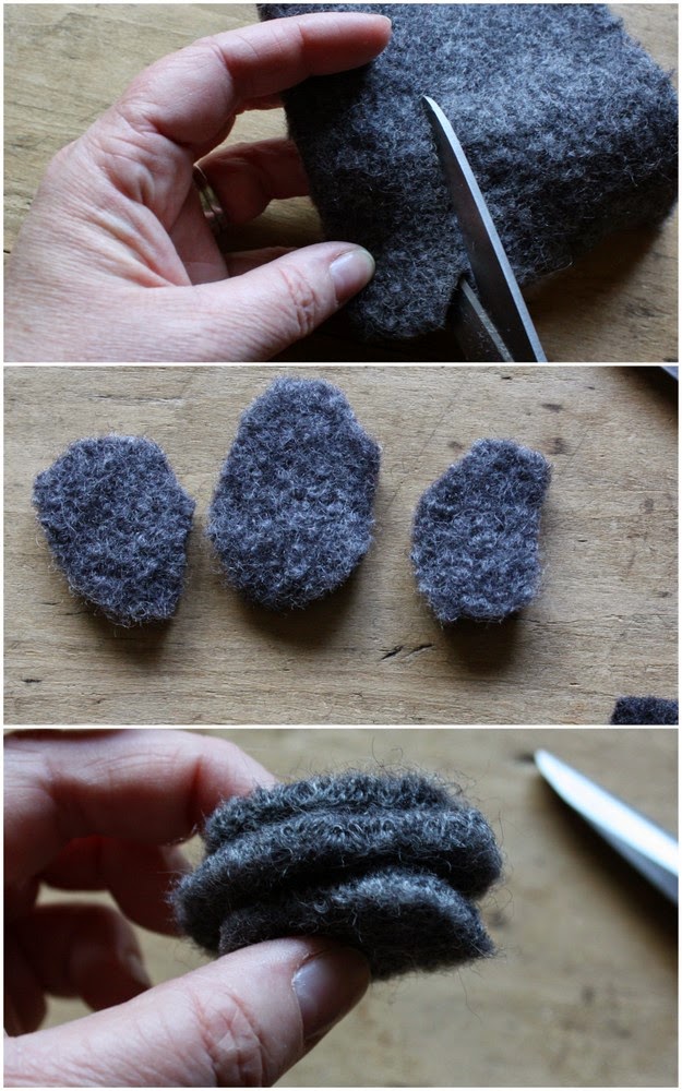 lil fish studios: how to make a solid wool felted stone