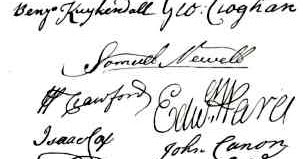 Detour Through History: Samuel Newell Signature