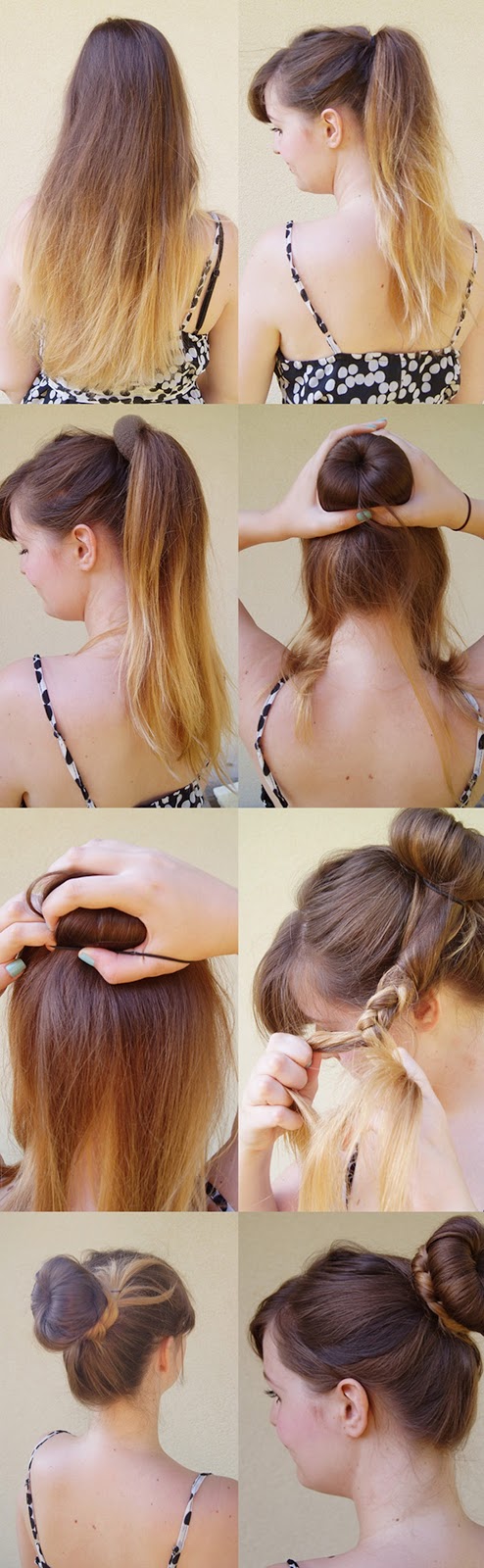 Easy hairstyle tutorial: The Braided Donut Bun | Nothin' Fancy. Really.