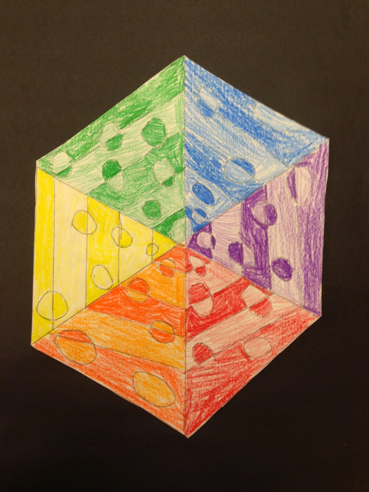 One Point's Perspective: 4th Grade Color Wheels
