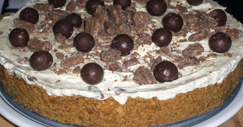 Malteaser & Flake Cheesecake