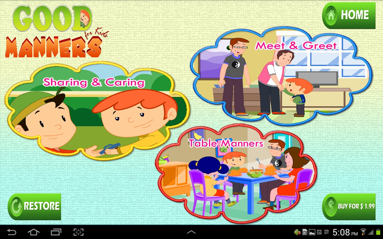 Good Manners for Kids: Good Manners for Kids