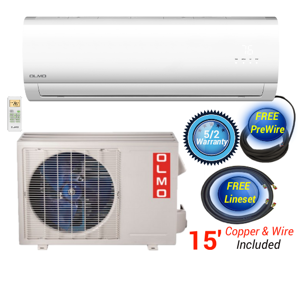 All New Mini Split Ductless HeatPump Systems: Olmo Alpic Series Mini ...