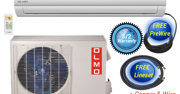 All New Mini Split Ductless HeatPump Systems: Olmo Alpic Series Mini ...