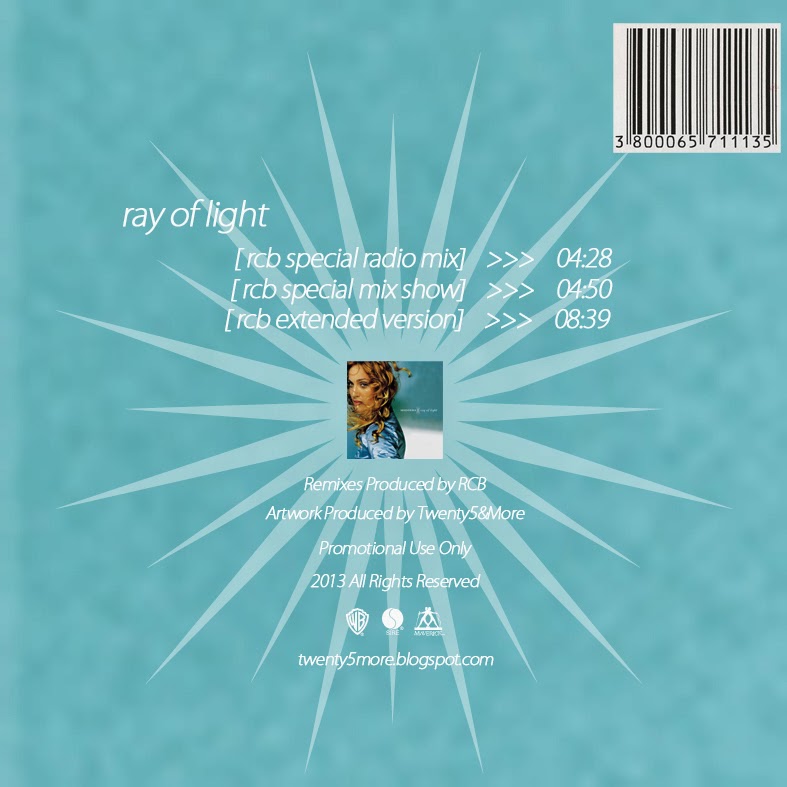 Madonna FanMade Covers: Ray of Light - rcb special edits