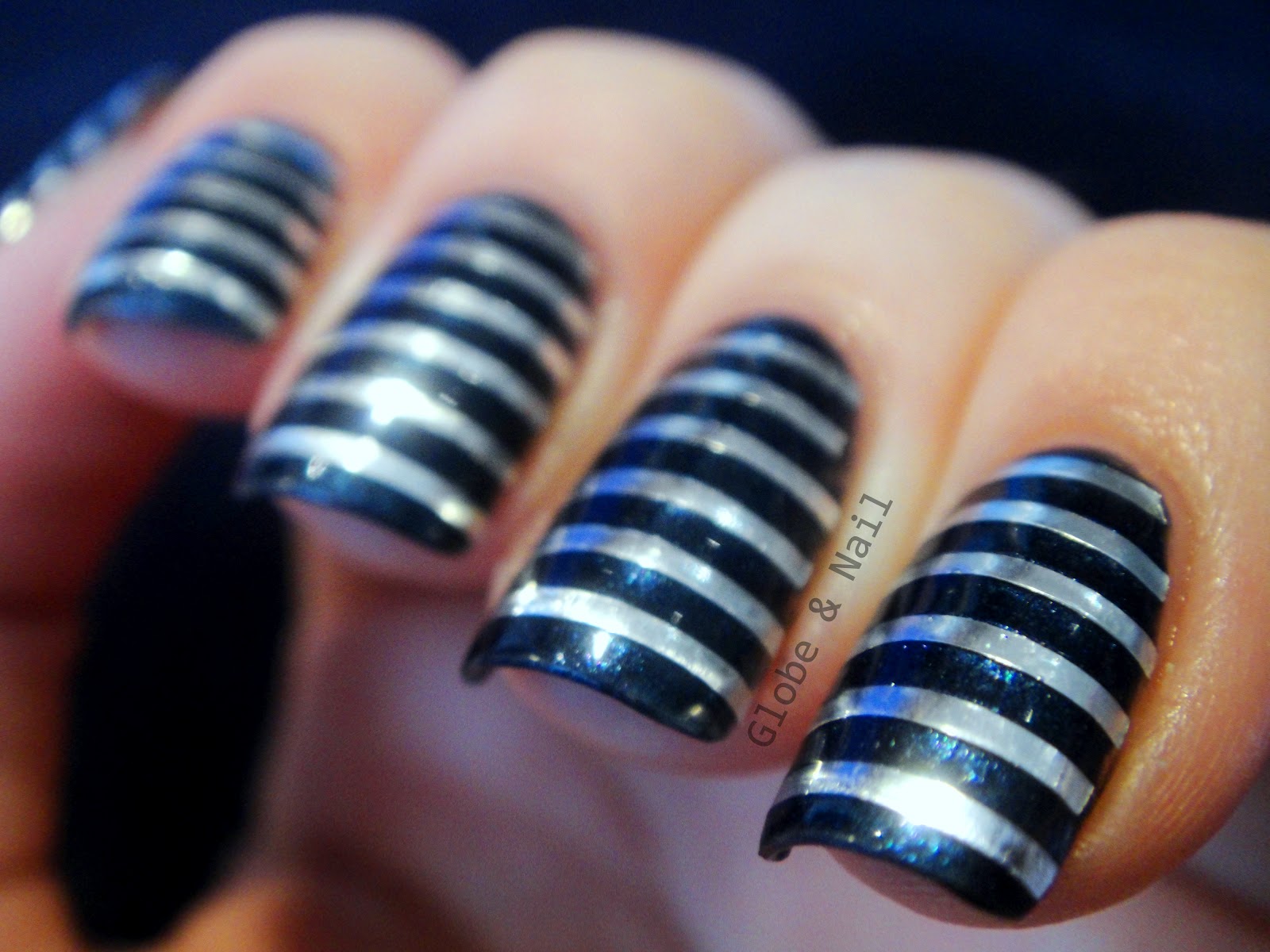 Globe & Nail: Silver Stripes