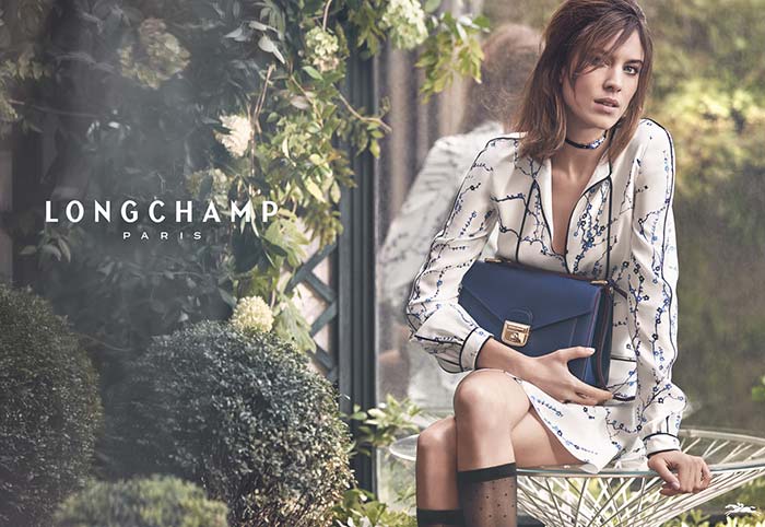 Longchamp Spring/Summer 2017 Campaign featuring Alexa Chung