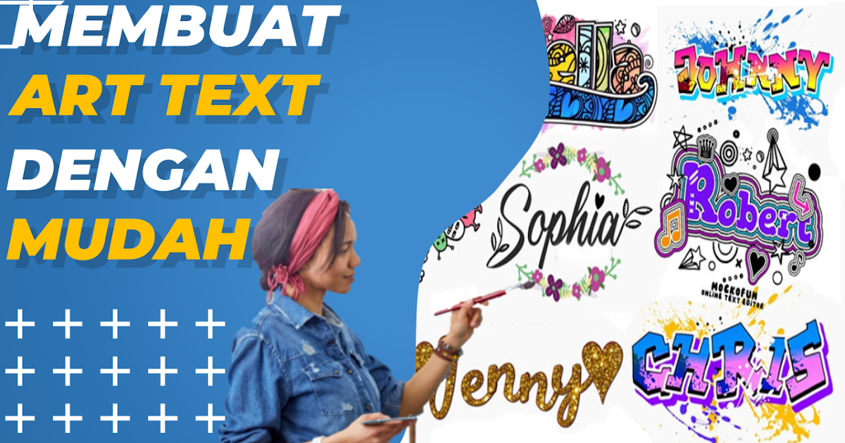 MEMBUAT ART TEXT DENGAN MUDAH - TUTORIAL OKEGURU