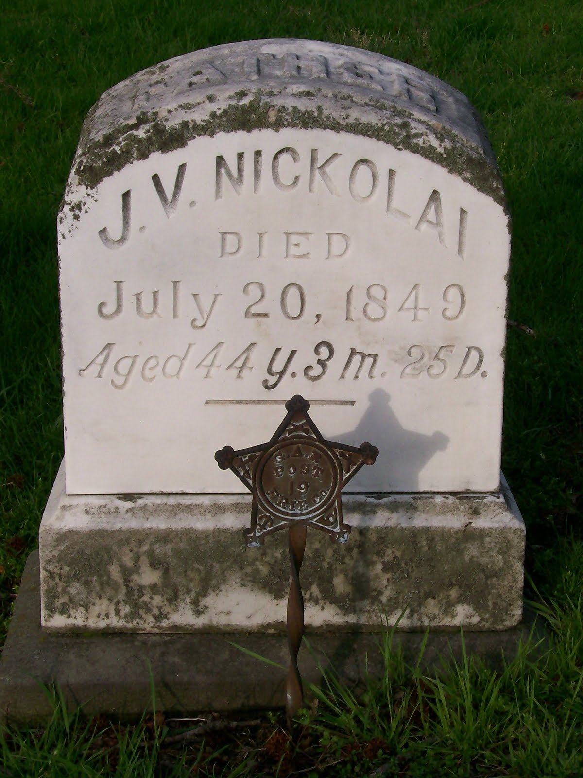 Graveyard Rabbit of Sandusky Bay: J.V. Nickolai, Victim of Cholera