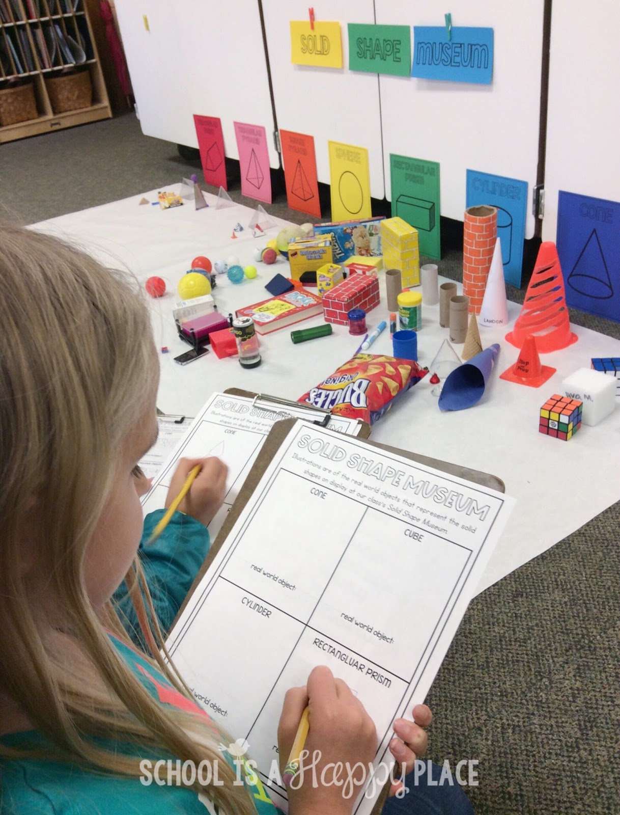 School Is a Happy Place: A Visit to the Solid Shape Museum