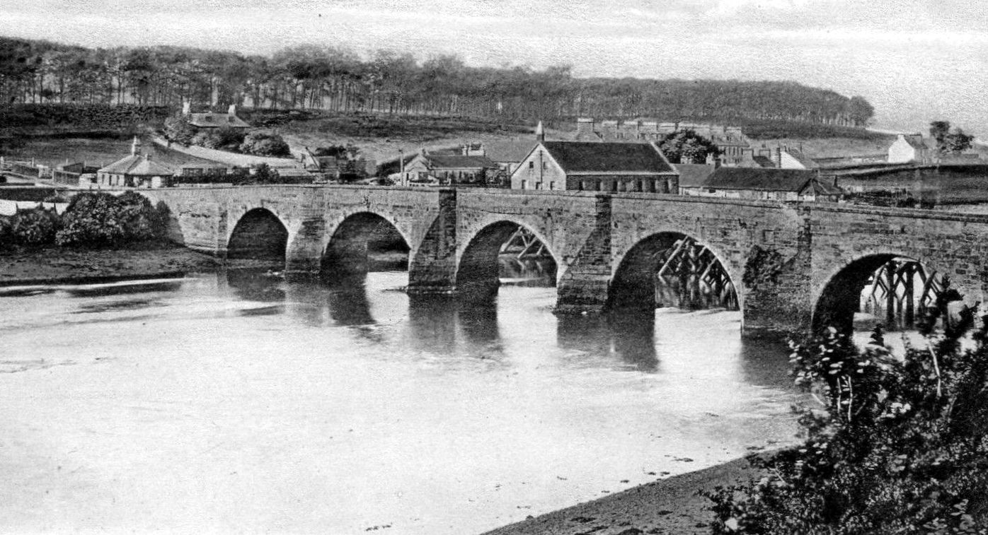 Tour Scotland: Old Photograph Bridge Guardbridge Fife Scotland