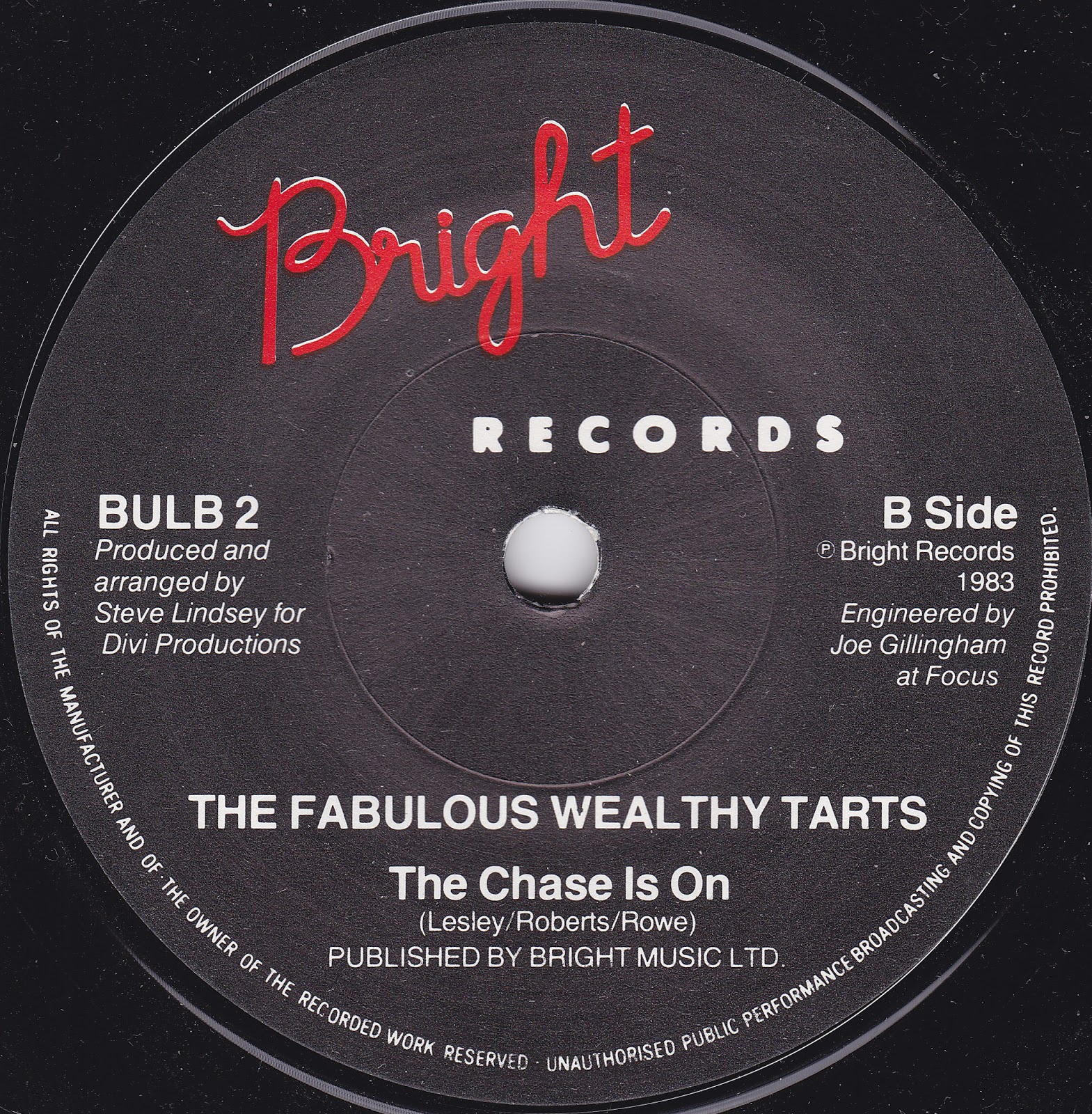 Left and to the Back: Fabulous Wealthy Tarts - The Last Time/ The Chase ...