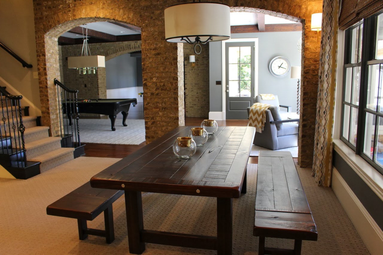 The Clayton Farm Table, East Cobb Atlanta GA - Rustic Trades Furniture