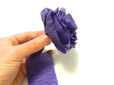 Sewing and Crafting with Sarah: Crepe Paper Roses Tutorial