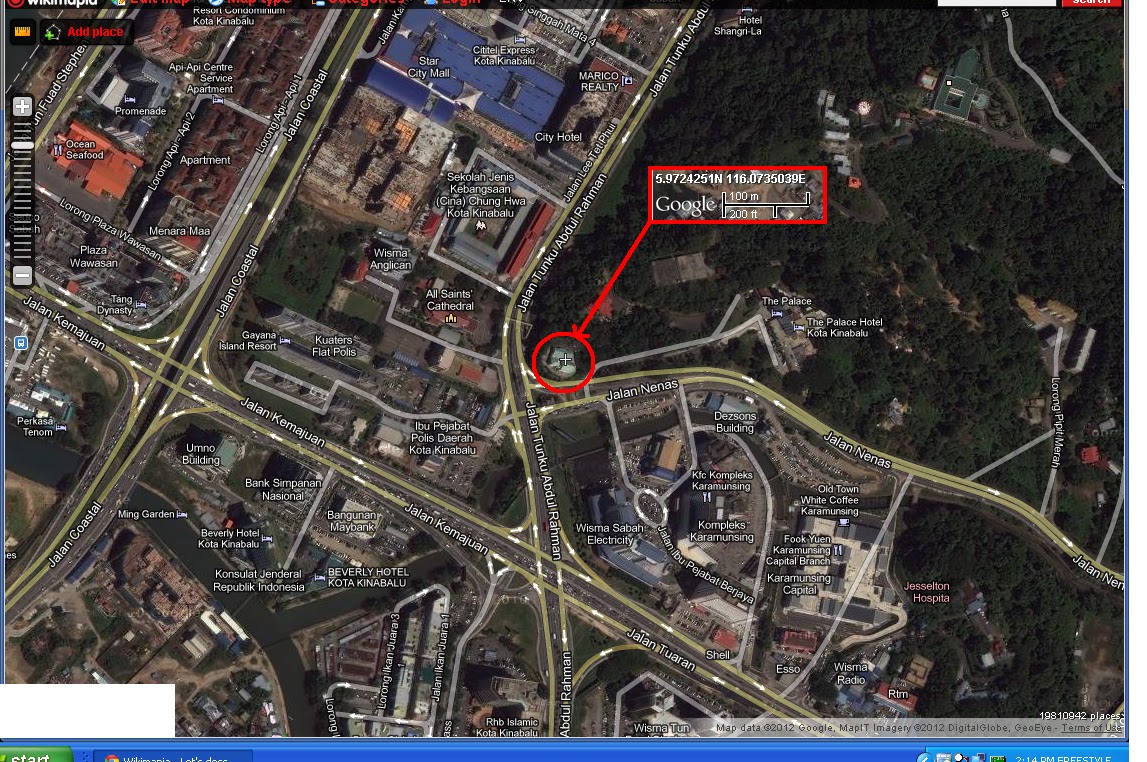 :: DEWAN FREEMASON DI KOTA KINABALU, SABAH