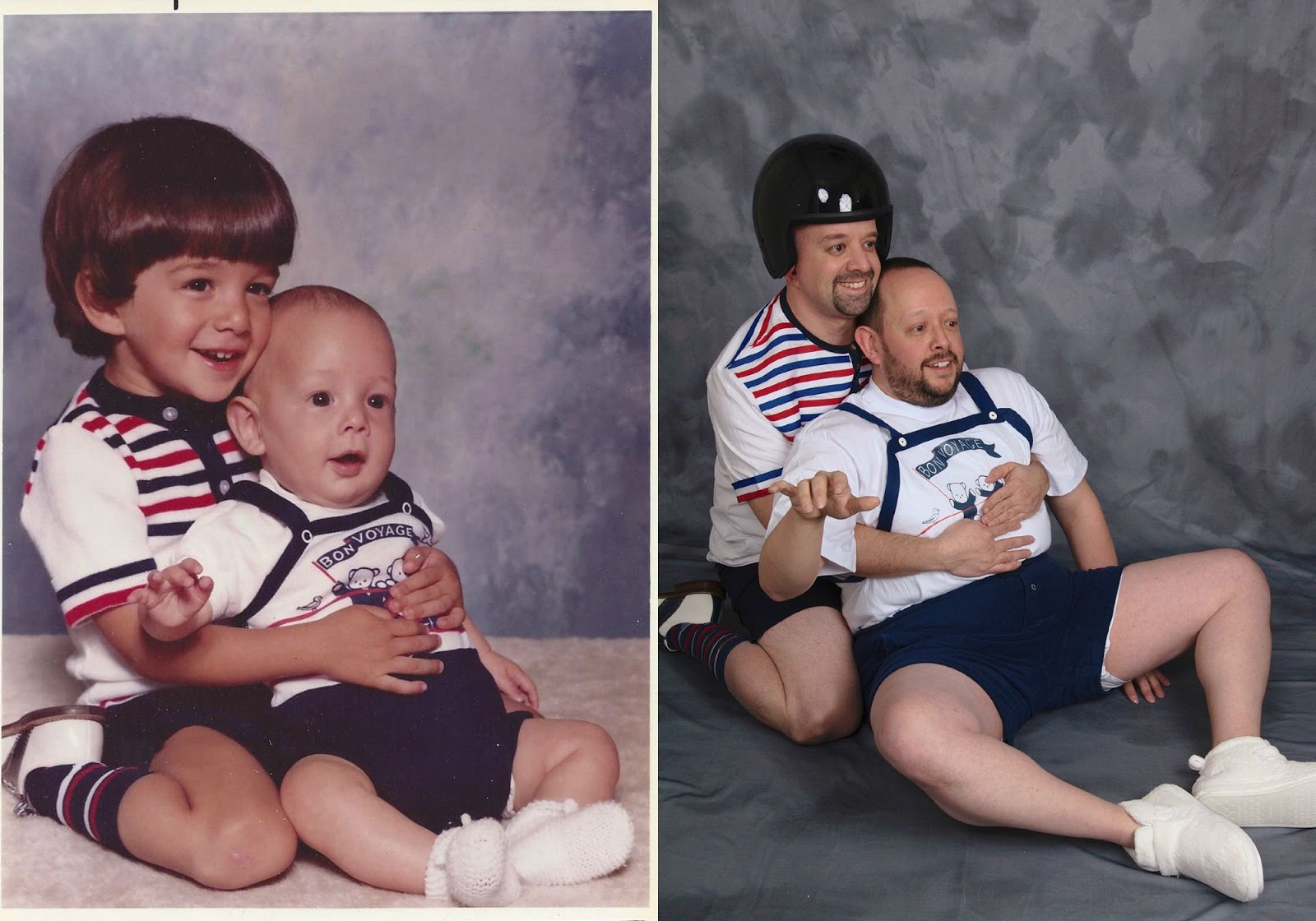 Recreating Childhood Photos