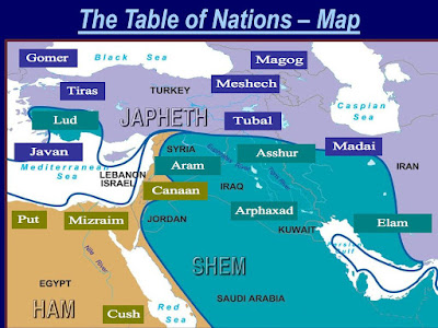 Grafted-In Theological Musings: Genesis Post 23 - The Table of Nations ...