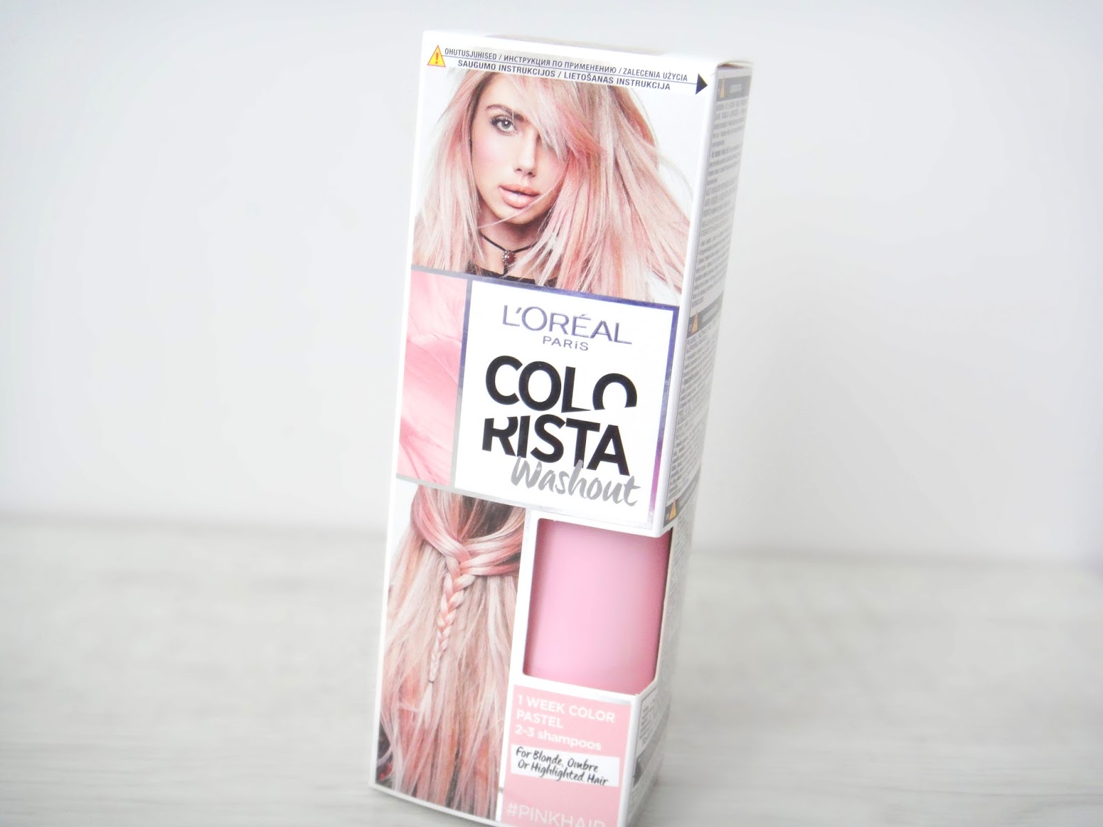 LOréal Paris Colorista WASHOUT Pastel Pink - Anek beauty, make up, nail ...