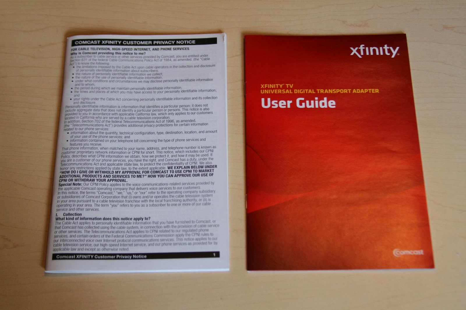 Comcast Xfinity HD uDTA Pace DC60Xu Unboxing and Setup Instructions