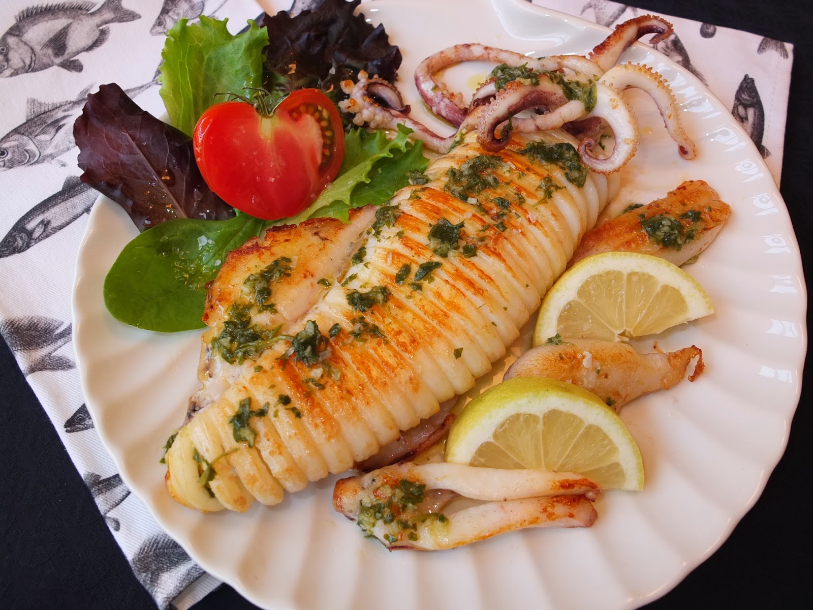 Cocinando con Lola García: Calamar a la plancha