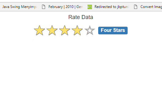 Cara Membuat Rating Score Bintang Dengan Bootstrap dan Jquery - Belajar Programming