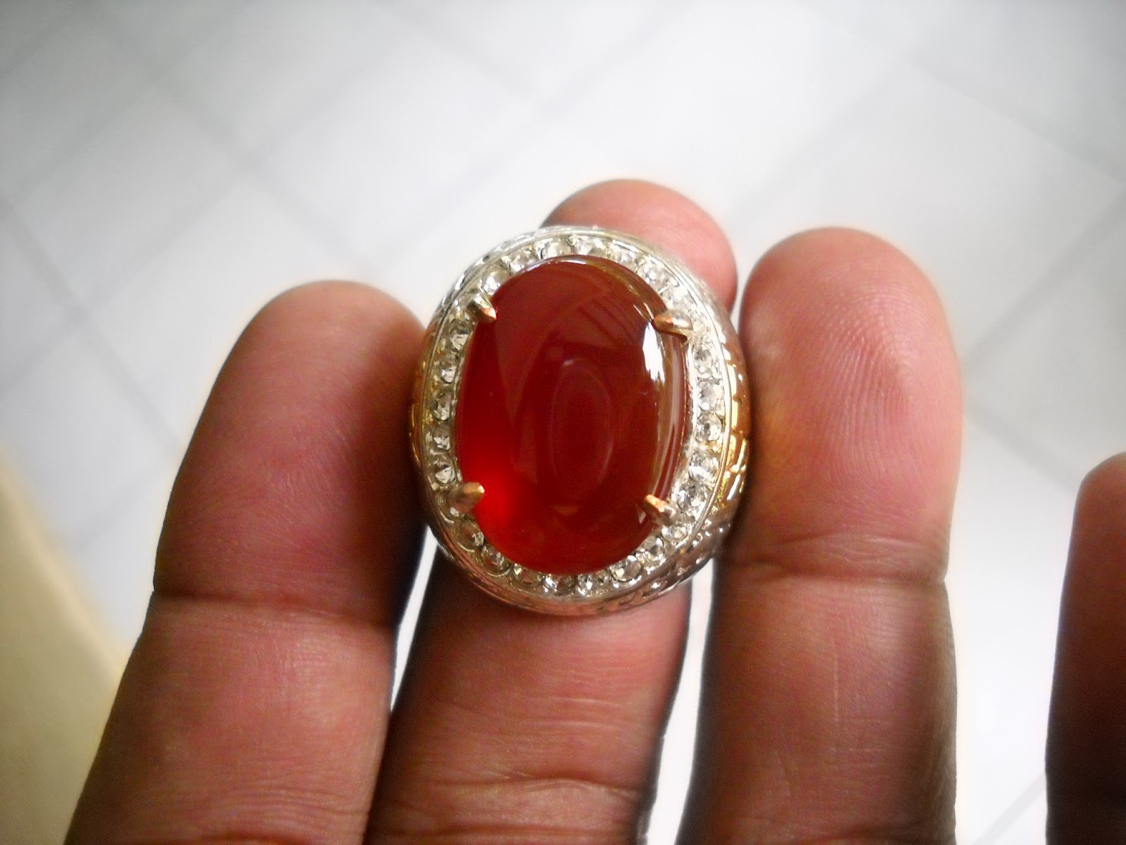 Jenis Batu Akik, Batu Cincin, Batu Mulia: (Ym2) yahman merah