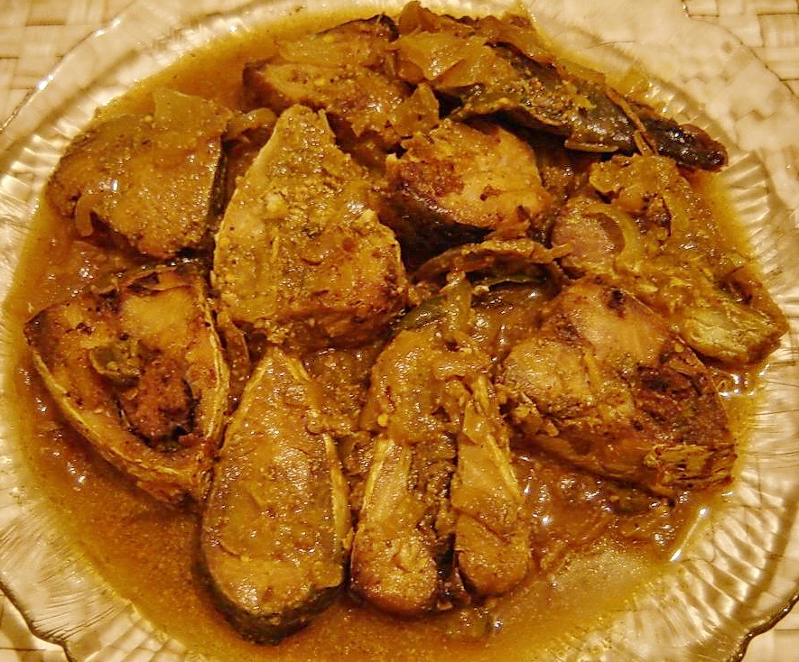 Rummana's Kitchen: Shorshe Ilish (Hilsha in Mustard Sauce)