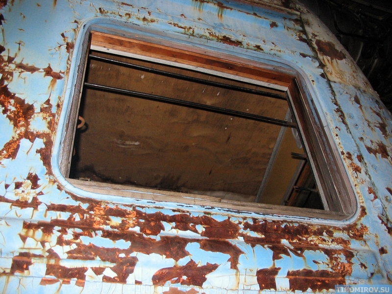 Deserted Places: An abandoned Soviet turbojet train