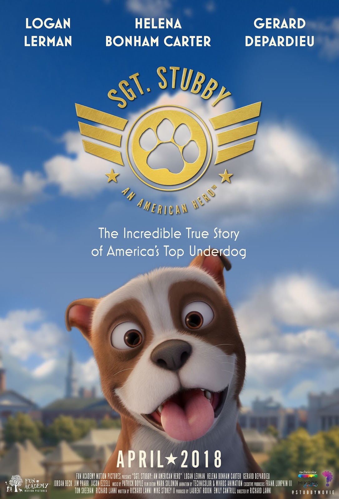 Susan's Disney Family: Sgt Stubby: An American Hero Family Movie ...