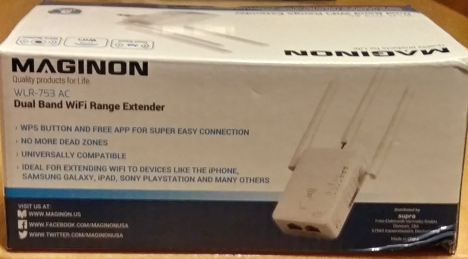 Reviews by Dennis: Maginon Dual Band WiFi Range Extender