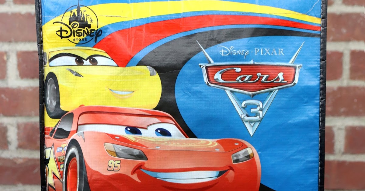 Dan the Pixar Fan: Cars 3: Disney Store Reusable Tote Bag
