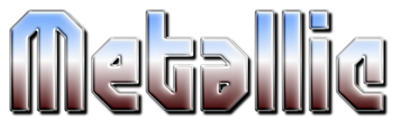 Text Effect Tutorials: A shiny reflective metallic text effect logo